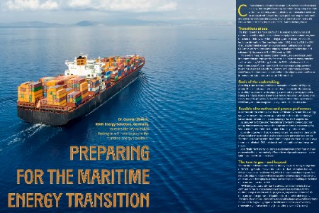 Preparing for the maritime energy transition | Global Hydrogen Review
